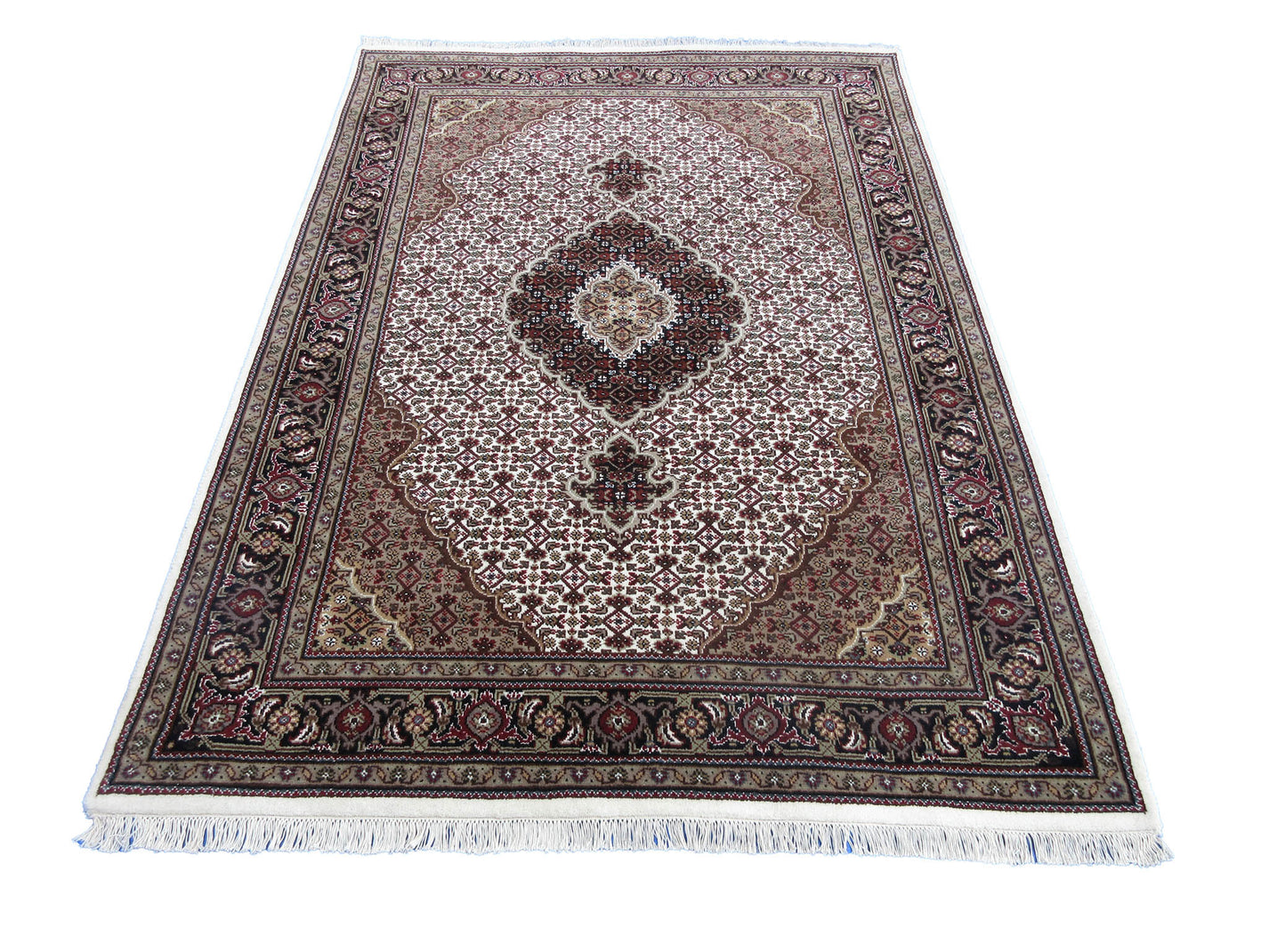 Indian Mahi Tabriz Rug - 212 x 150cm - Ref: 3436 – Little-Persia