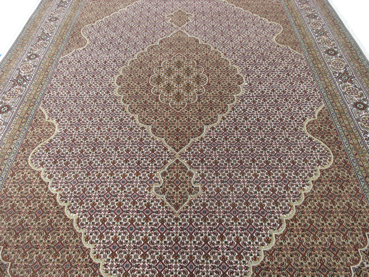 Indian Mahi Tabriz Rug - 371 x 275cm - Ref: 3438 – Little-Persia