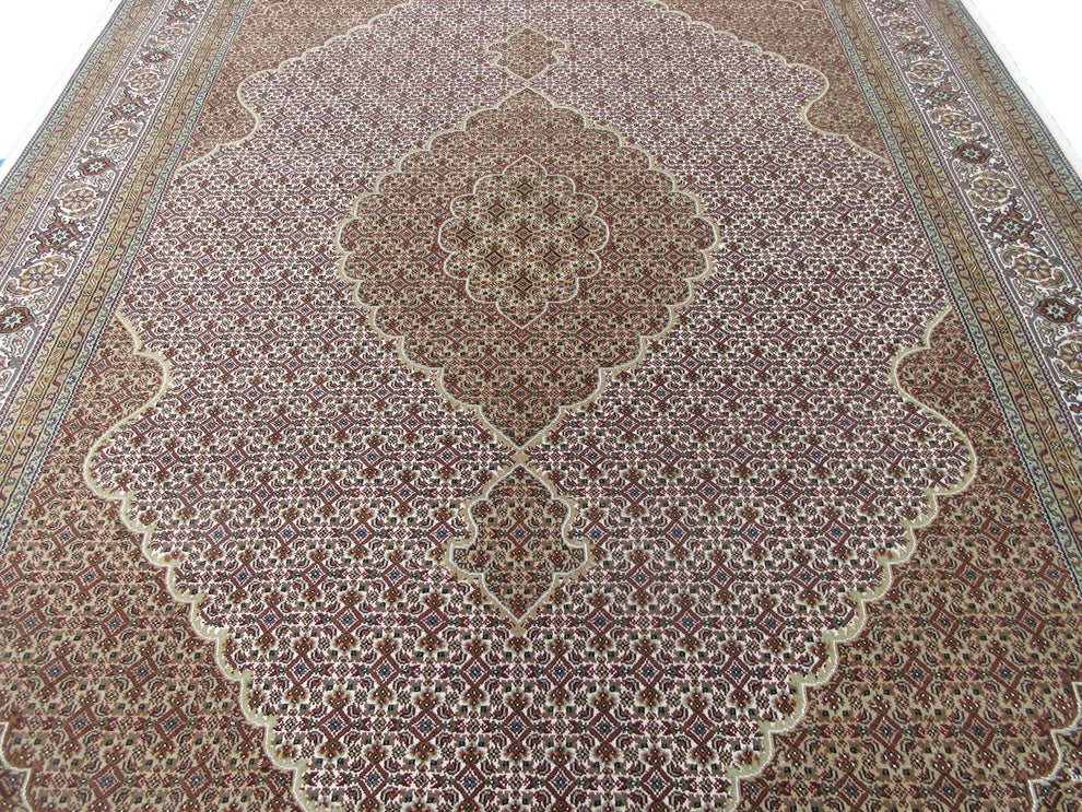 Indian Mahi Tabriz Rug - 371 x 275cm - Ref: 3438 – Little-Persia