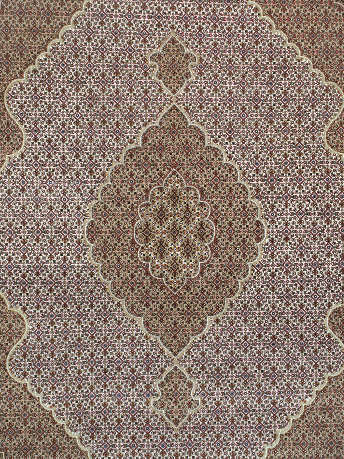 Indian Mahi Tabriz Rug - 371 x 275cm - Ref: 3438 – Little-Persia