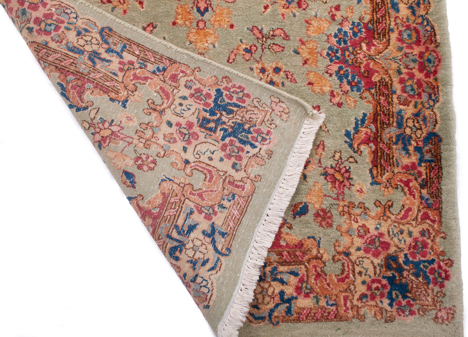 Hand-Knotted Persian Kerman Hall Runner Rug - Ref: 3394 - 597 x 80cm ...