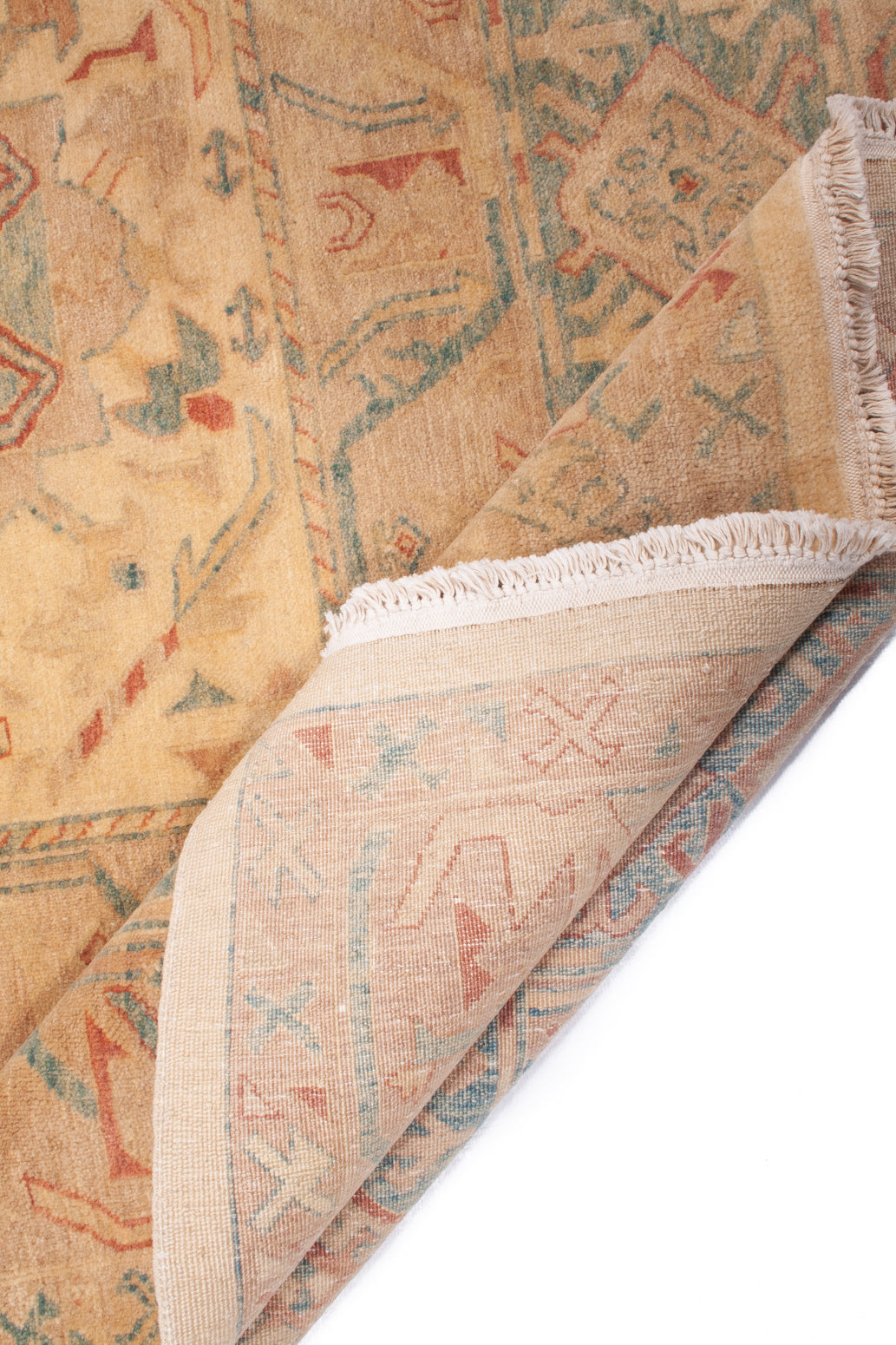 Hand-Knotted Turkish Ushak Square Rug - Ref: 3403 - 223 x 191cm ...