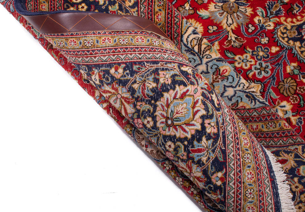 Hand-Knotted Persian Qom Kork Wool & Silk Rug - Ref: 3398 - 329 x 228cm ...