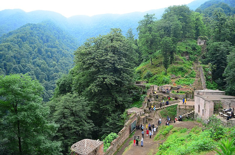 Hand-Knotted Persian Rudbar Runner Rug - Ref: 1952 - 276 x 80cm ...