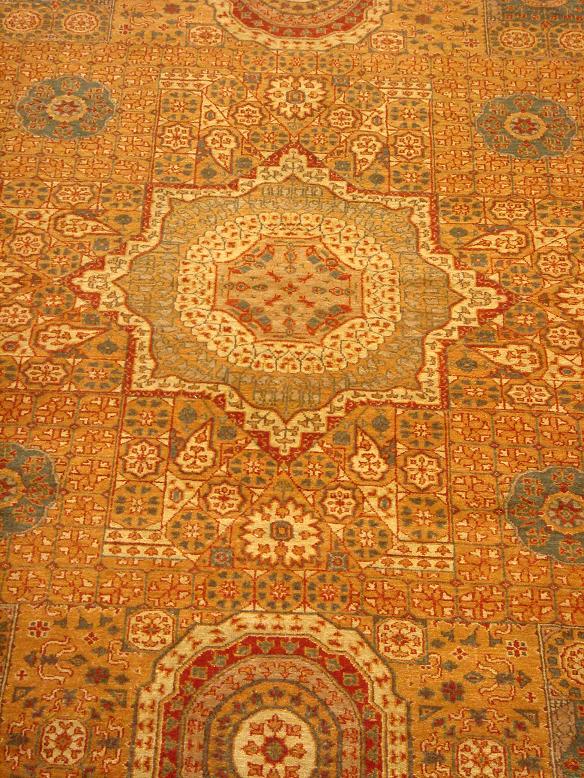 Hand-Knotted Indian Mamluk Rug - Ref: 1339 - 277 x 188cm – Little-Persia