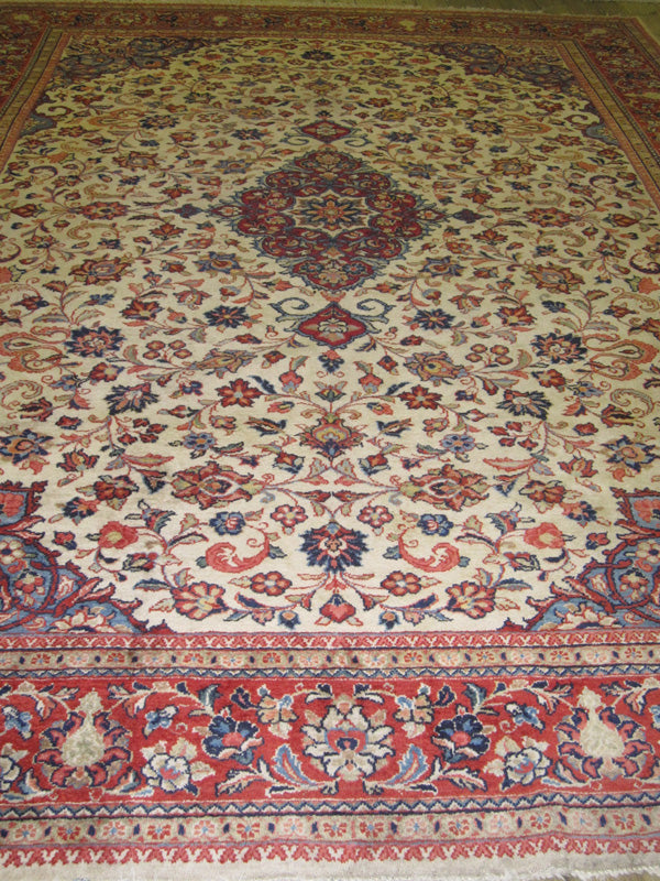 Hand-Knotted Semi-Antique Persian Sarouk Rug - Ref: 1556 - 458 x 315cm ...