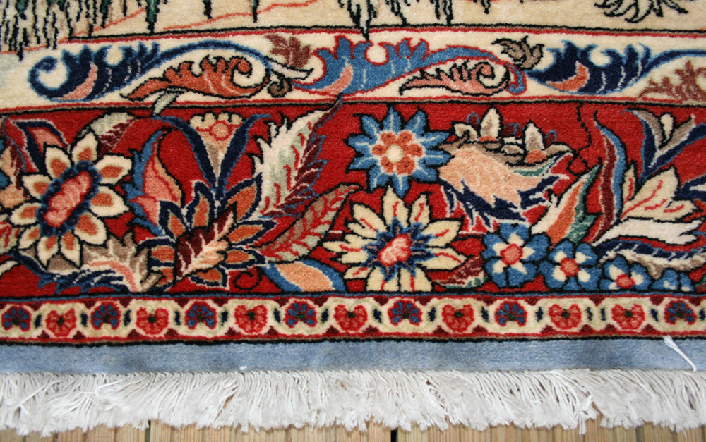 Hand-Knotted Persian Kashmar Rug - Ref: 11576 - 200 x 130cm – Little-Persia