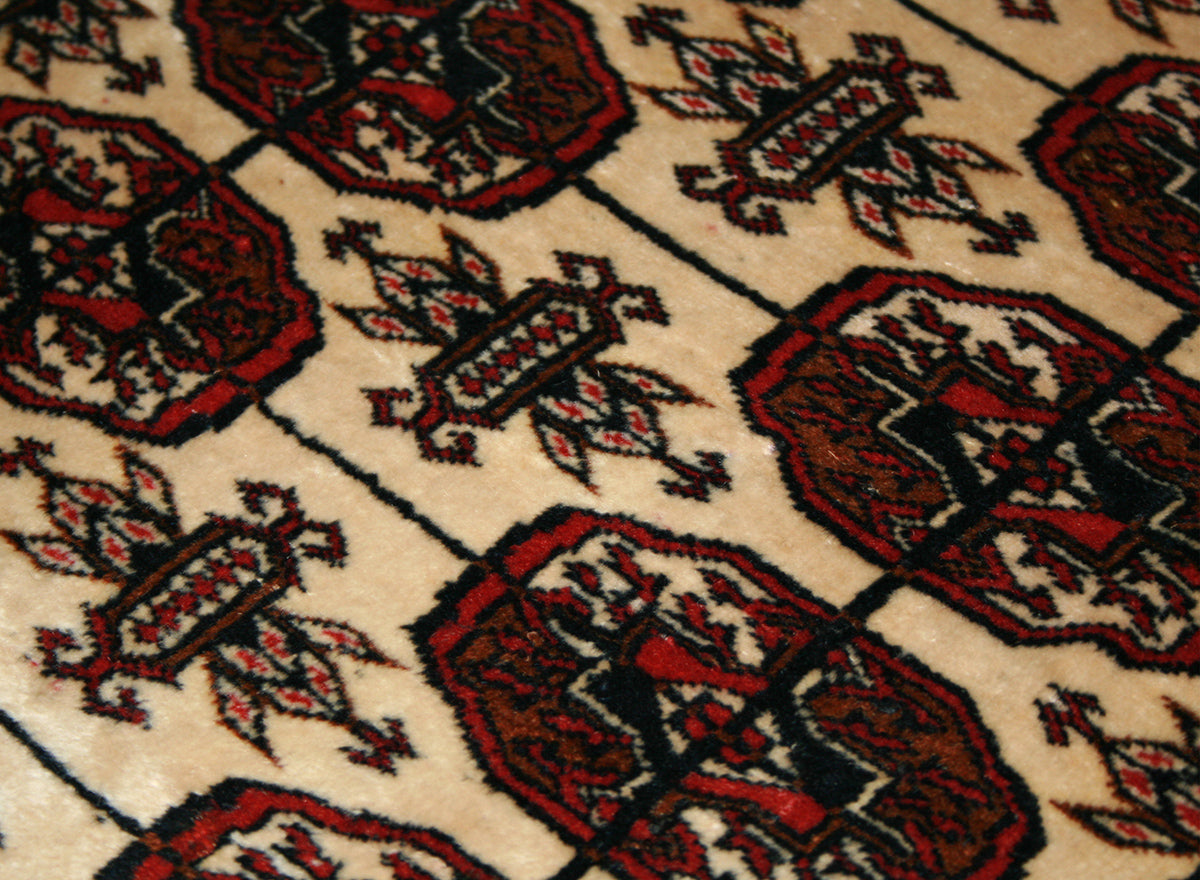 Hand-Knotted Afghan Turkmen Rug - Ref: 1862 - 285 x 187cm – Little-Persia