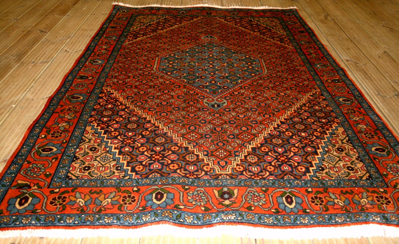 Hand-Knotted Persian Bijar Rug - Ref: 2183 - 205 x 133cm – Little-Persia