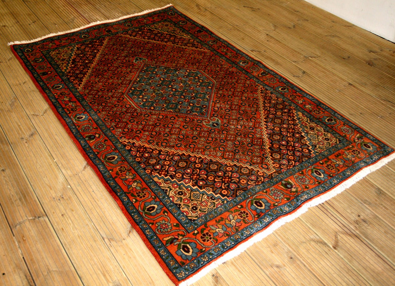Hand-Knotted Persian Bijar Rug - Ref: 2183 - 205 x 133cm – Little-Persia