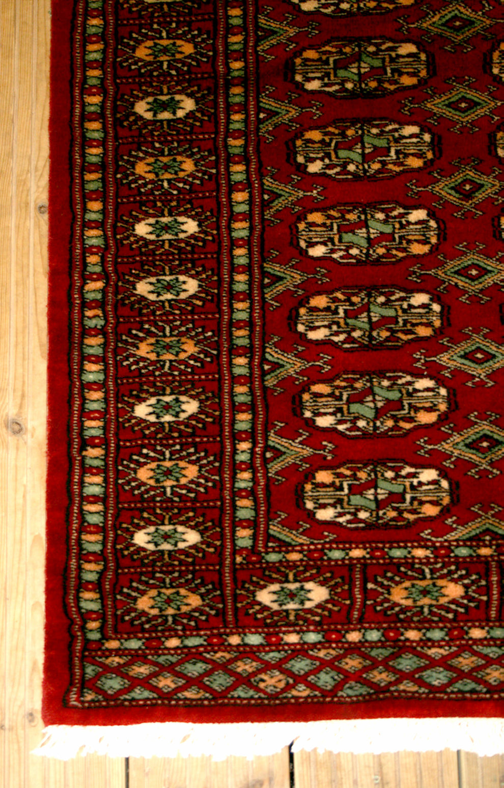 Hand-Knotted Pak-Persian Bokhara Runner Rug - Ref: 2194 - 250 x 79cm ...