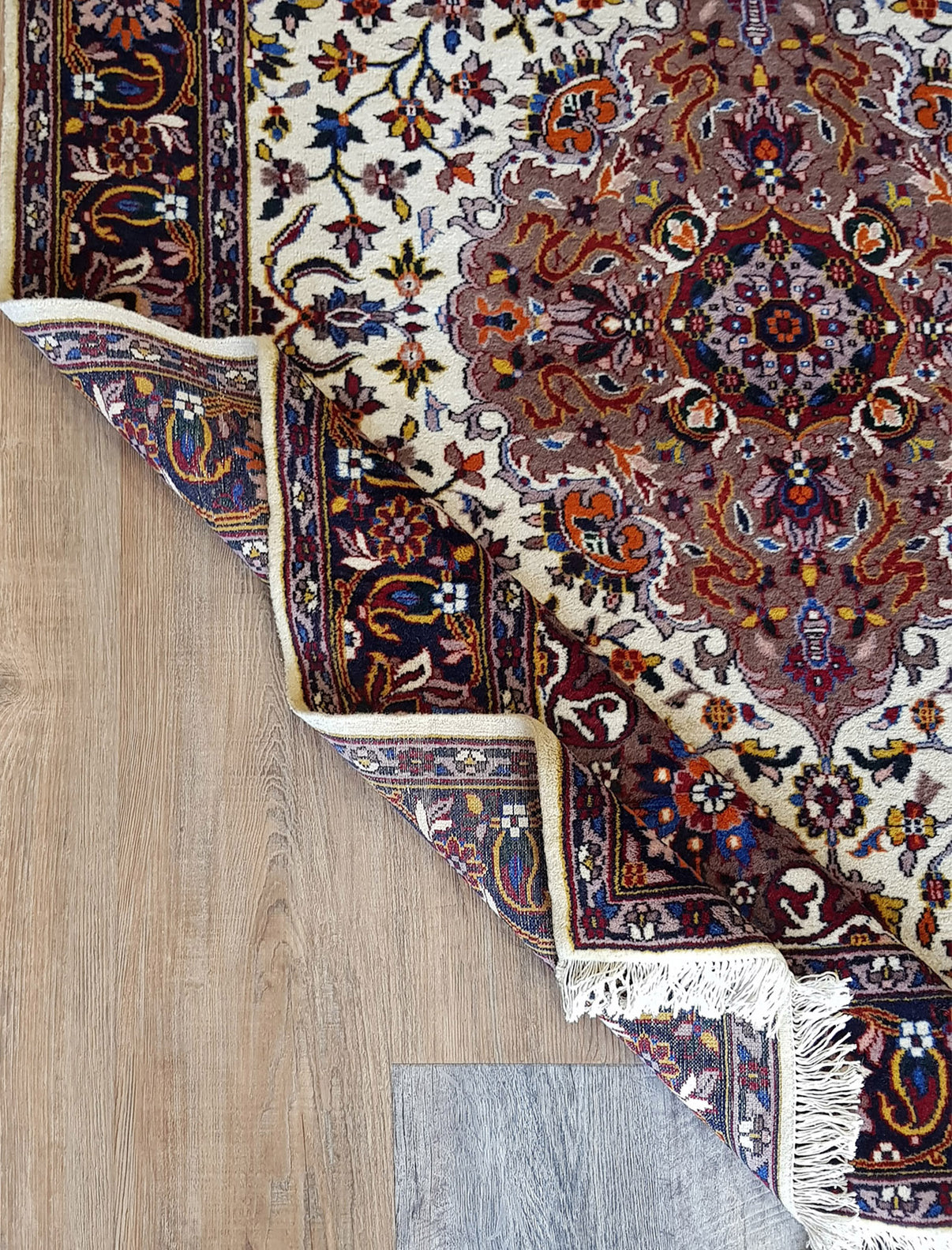 Hand-Knotted Indian Kashmir Rug - Ref: 2574 - 183 x 124cm – Little-Persia