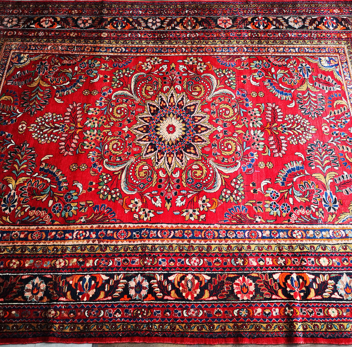 Hand-Knotted Semi-Antique Persian Lilian Rug - Ref: 2780 - 400 x 305cm ...