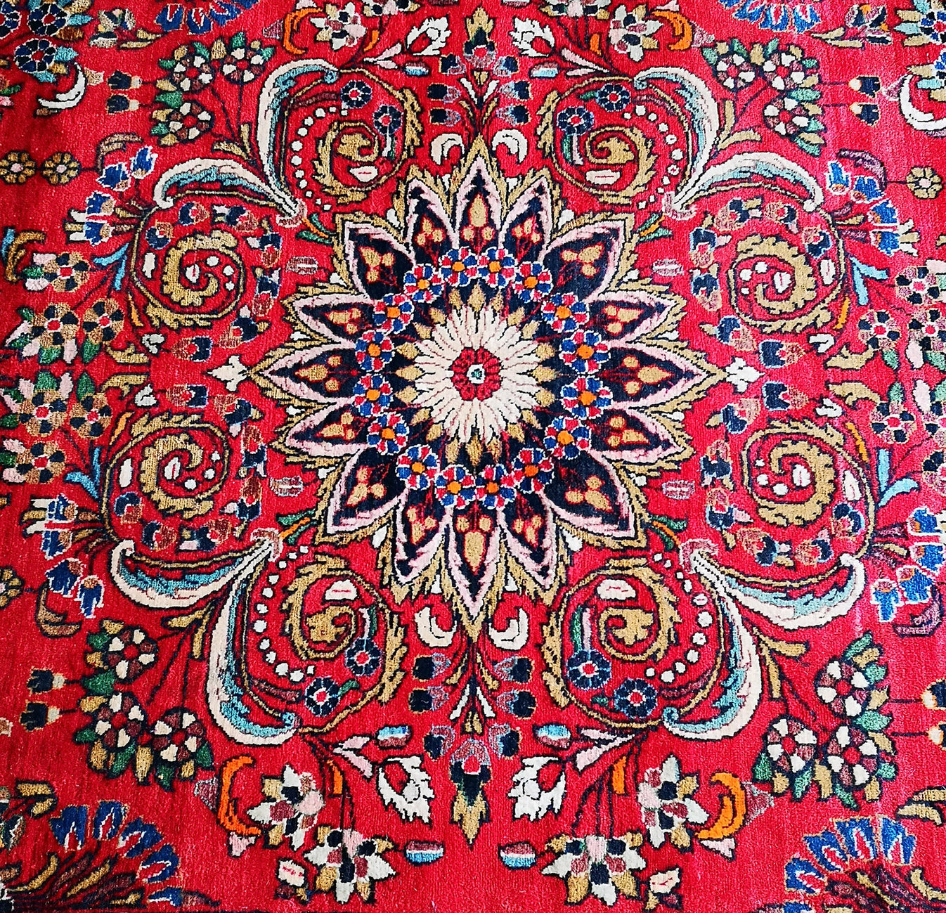 Hand-Knotted Semi-Antique Persian Lilian Rug - Ref: 2780 - 400 x 305cm ...