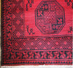Hand-Knotted Afghan Aqcha Rug - Ref: 2802 - 193 x 97cm – Little-Persia