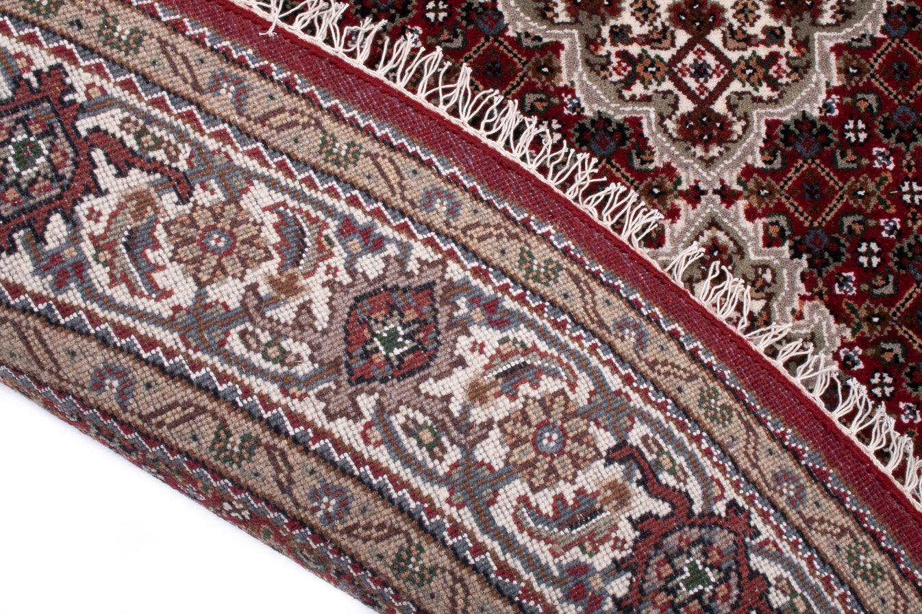 Hand-Knotted Indian Tabriz Round Rug - Ref: 3114 - 182 x 179cm – Little ...