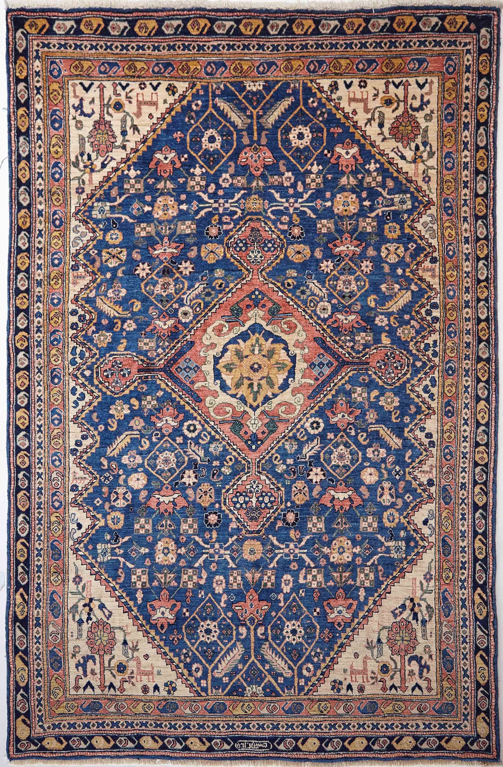 Hand-Knotted Persian Kashkuli Rug - Ref: 3145 - 245 x 160cm – Little-Persia