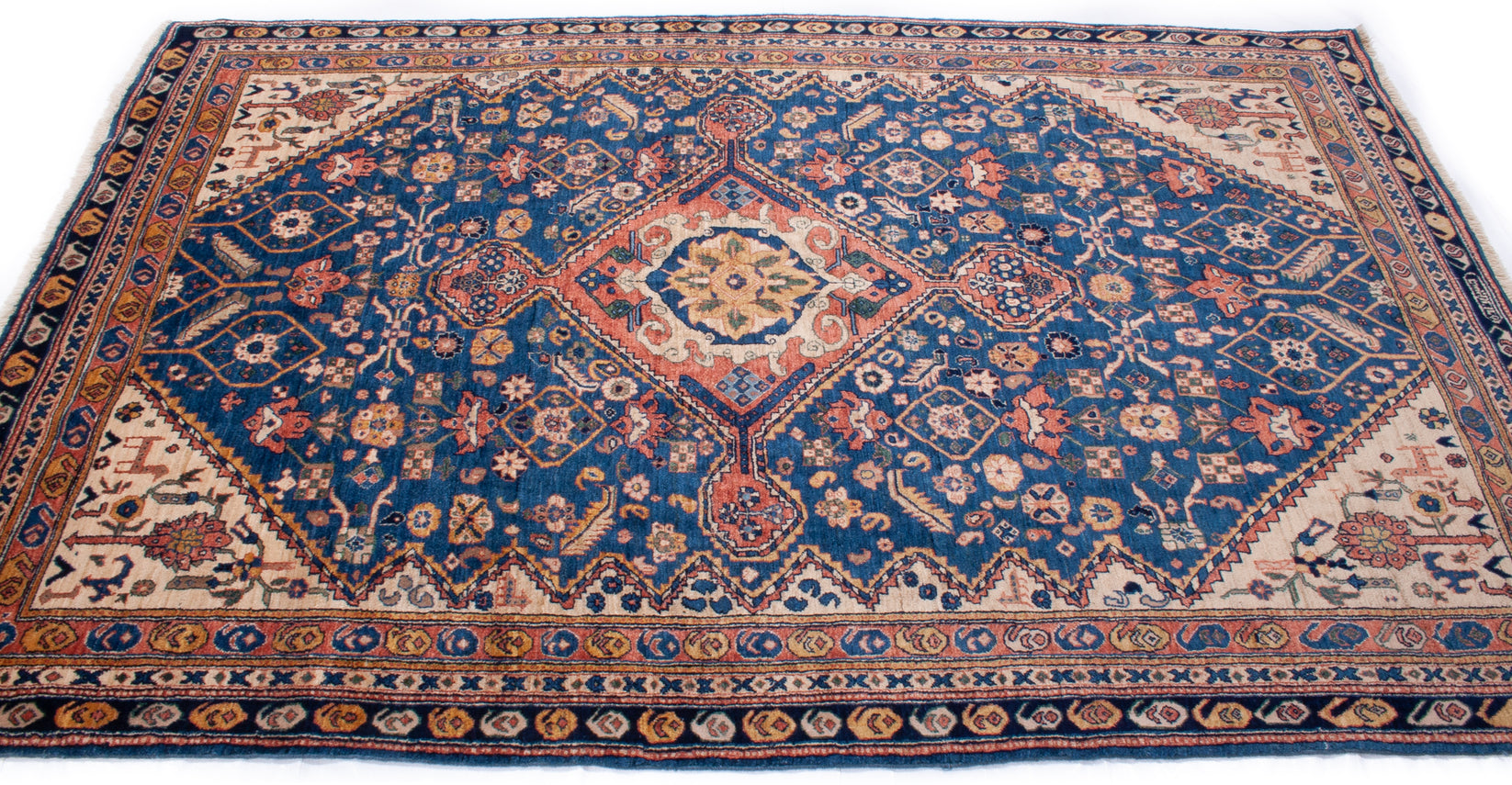 Hand-Knotted Persian Kashkuli Rug - Ref: 3145 - 245 x 160cm – Little-Persia