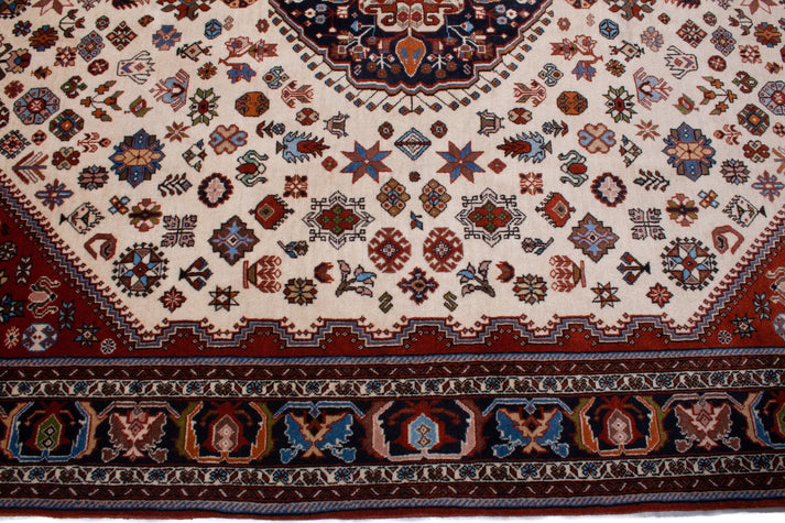 Hand-Knotted Persian Abadeh Rug - Ref: 3147 - 257 x 180cm – Little-Persia