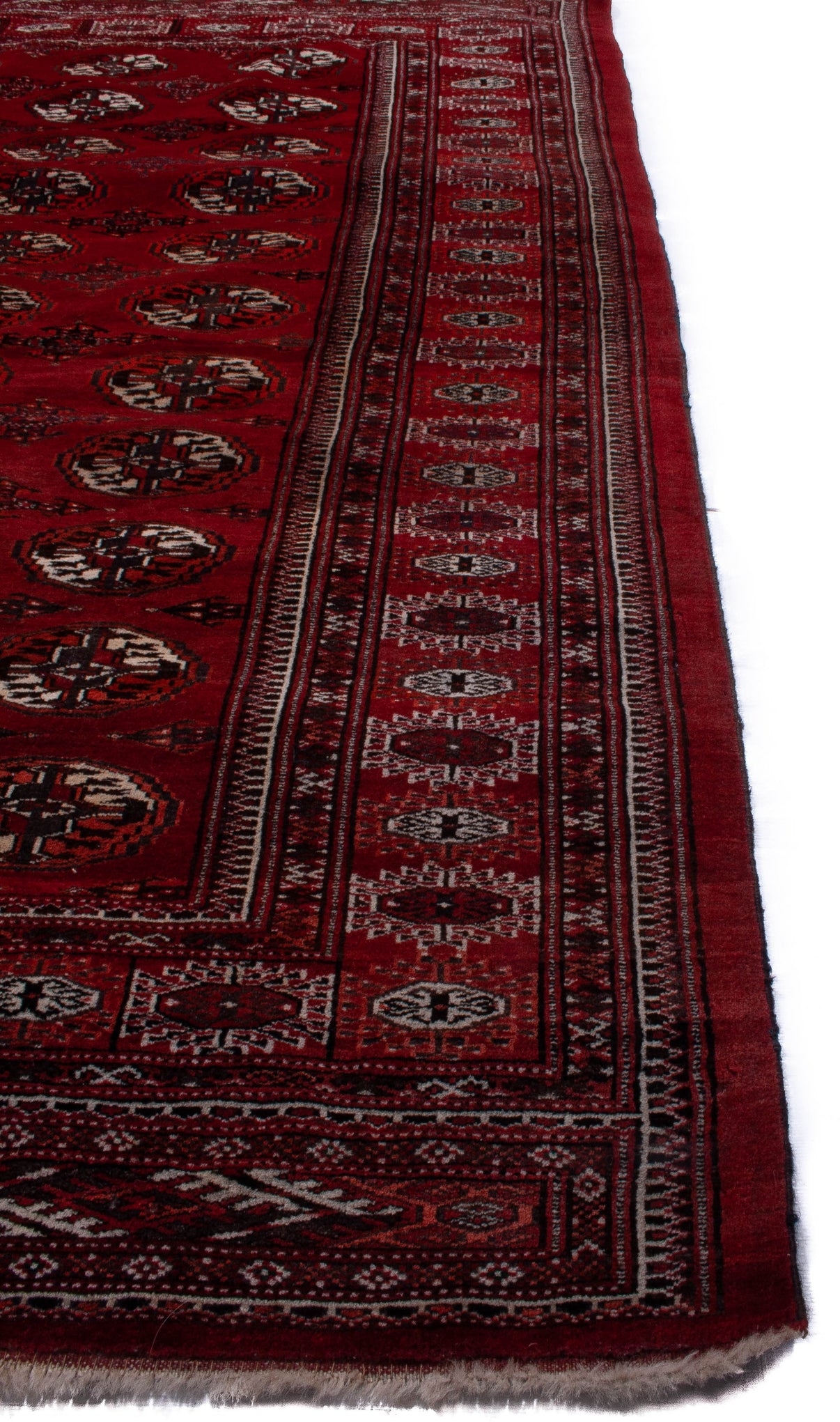 Hand-Knotted Persian Turkmen Rug - Ref: 3213 - 188 x 163cm – Little-Persia
