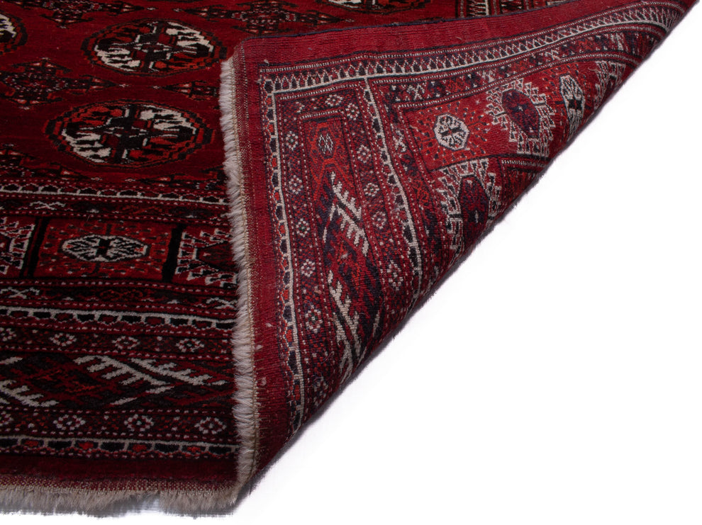 Hand-Knotted Persian Turkmen Rug - Ref: 3213 - 188 x 163cm – Little-Persia