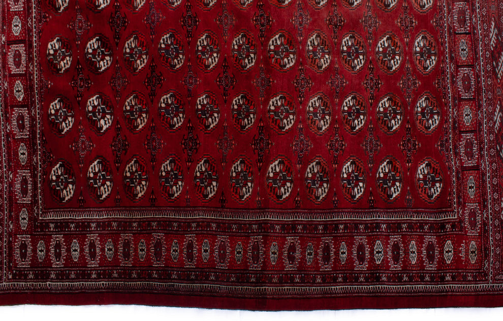 Hand-Knotted Persian Turkmen Rug - Ref: 3213 - 188 x 163cm – Little-Persia