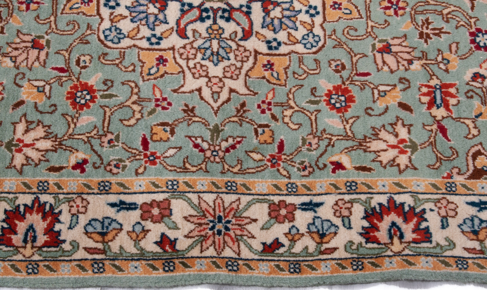 Hand-Knotted Persian Qom Rug - Ref: 3312 - 155 x 100cm – Little-Persia