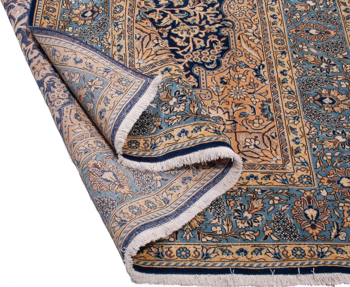 Hand-Knotted Persian Qom Rug - Ref: 3350 - 312 x 202cm – Little-Persia