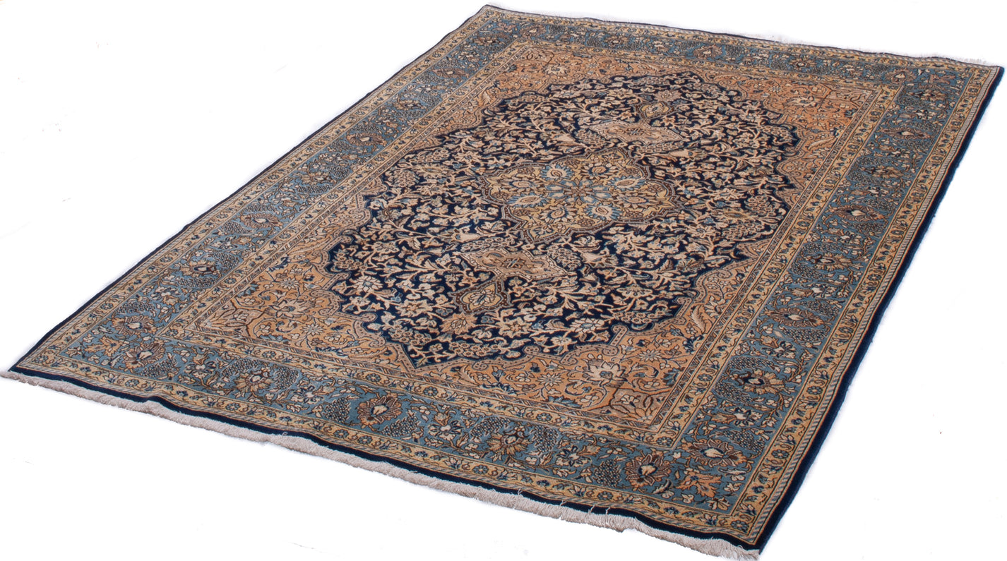 Hand-Knotted Persian Qom Rug - Ref: 3350 - 312 x 202cm – Little-Persia