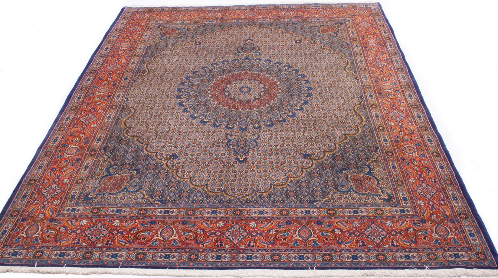 Hand-Knotted Persian Moud Rug - Ref: 3352 - 345 x 251cm – Little-Persia