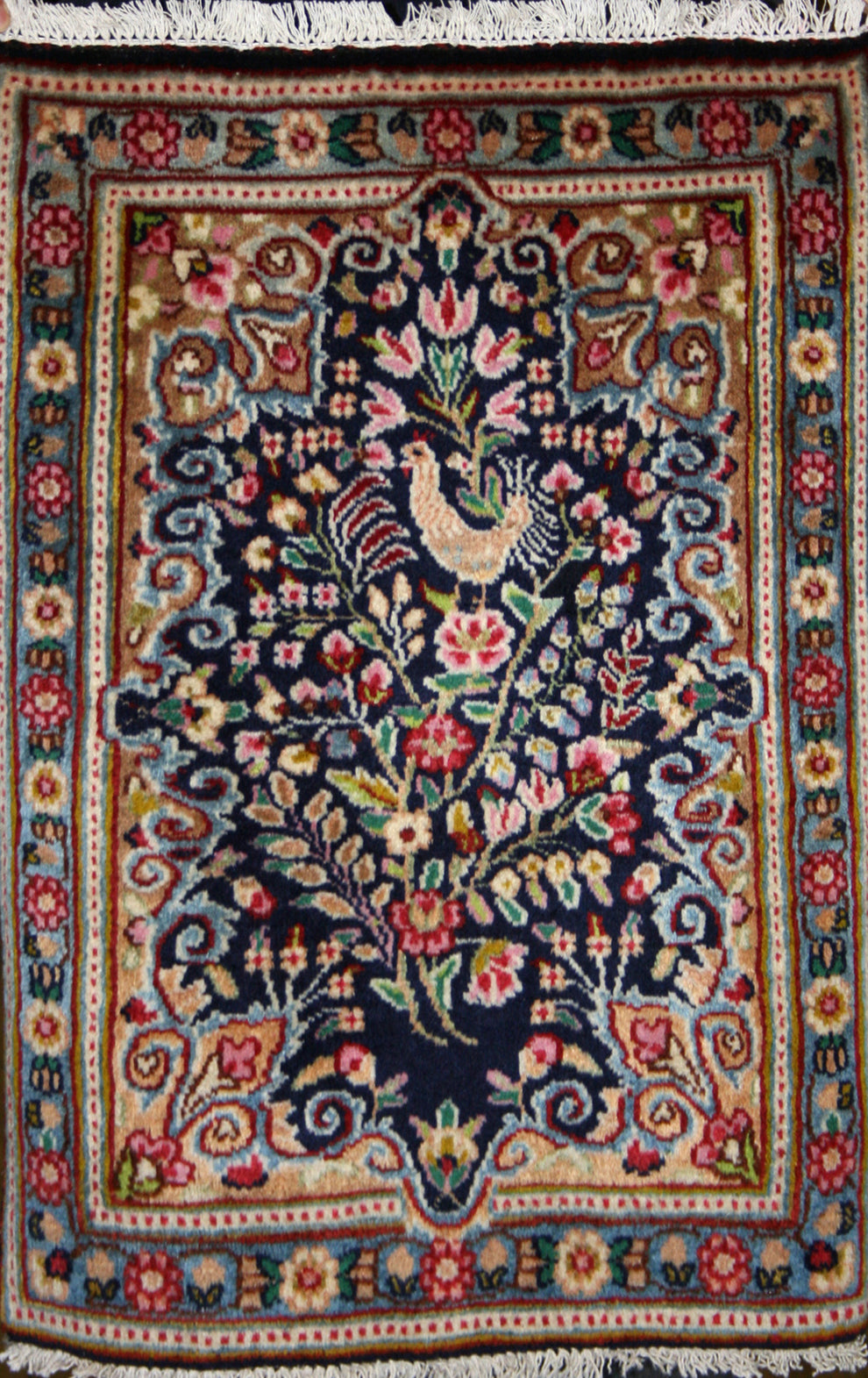 Hand-Knotted Persian Kerman Rug - Ref: 939 - 70 x 46cm – Little-Persia