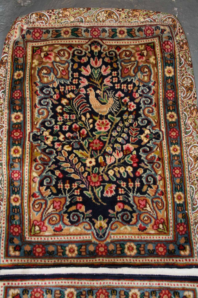 Hand-Knotted Persian Kerman Rug - Ref: 939 - 70 x 46cm – Little-Persia