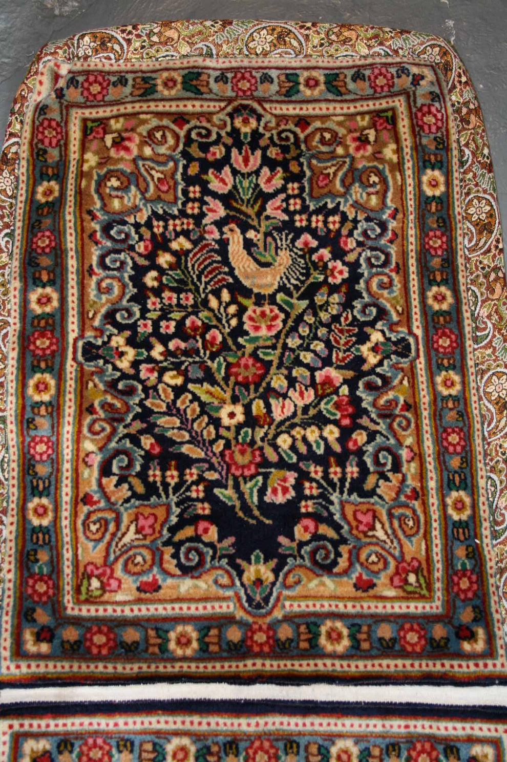 Hand-Knotted Persian Kerman Rug - Ref: 939 - 70 x 46cm – Little-Persia